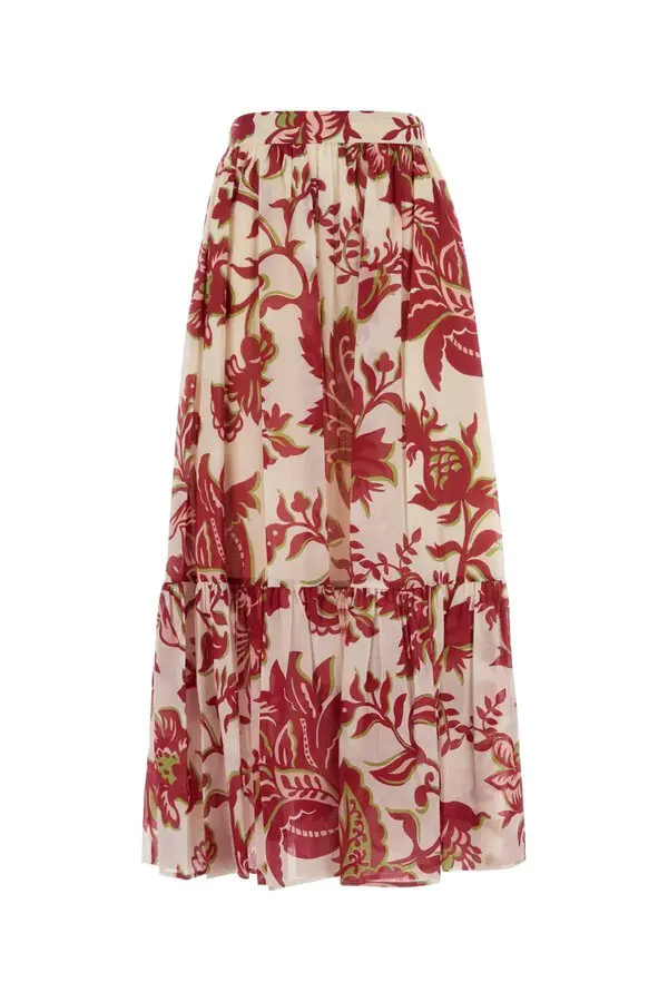 Etro Printed Cotton Skirt - Multicolor