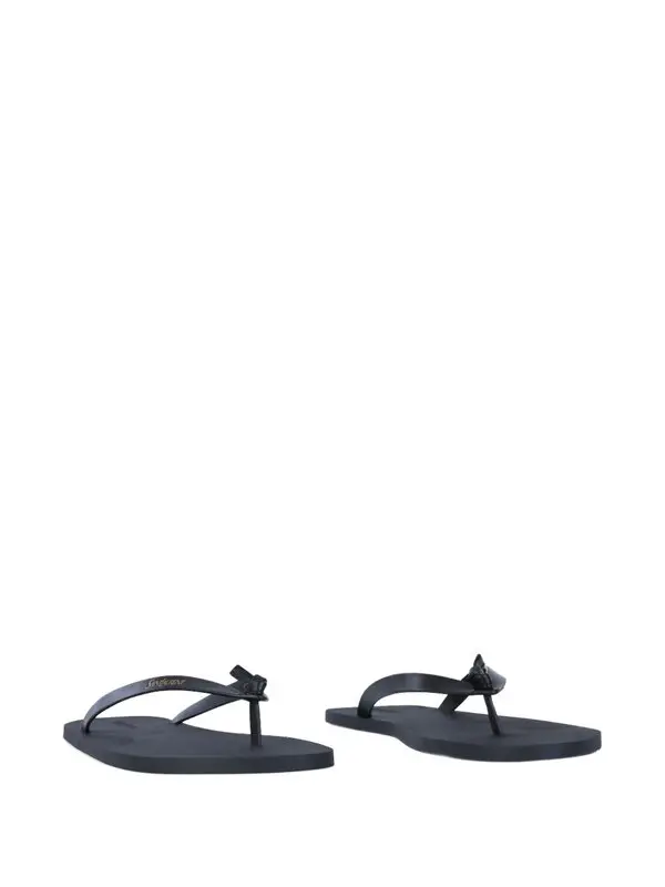 Saint Laurent Leather Flip Flop Sandals