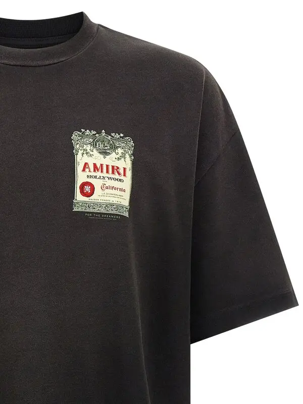 Amiri Chateau Stamp' T-shirt - Black