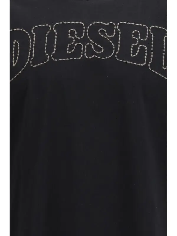 DIESEL® T-norm-v10 Logo Stitching T-shirt