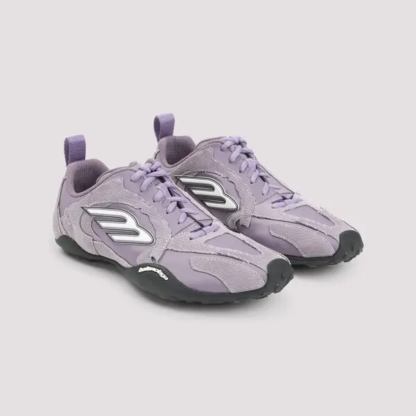 Balenciaga Lilac Leather Monday Ultra Sneakers - Multicolor