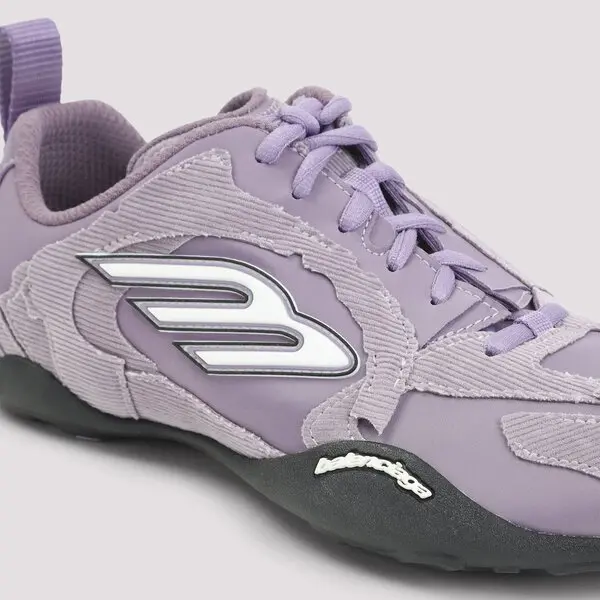 Balenciaga Lilac Leather Monday Ultra Sneakers - Multicolor