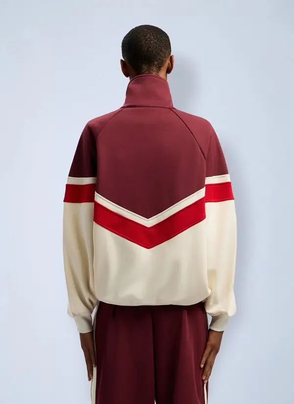 Palm Angels Anorak Track Jacket With Logo Embroidery - Multicolor