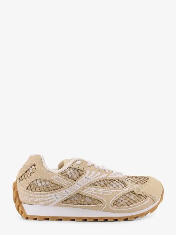 Bottega Veneta Orbit Mesh, Suede And Rubber Sneakers - Multicolor