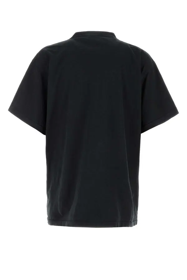 Balenciaga Slate Cotton Oversize T-shirt