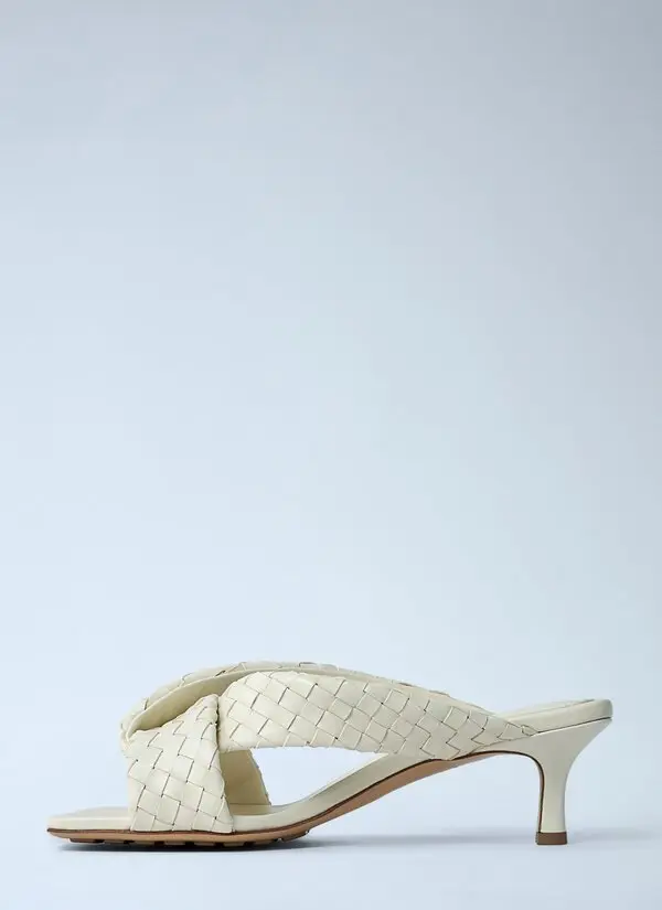 Bottega Veneta Riva Mule Sandals - Black