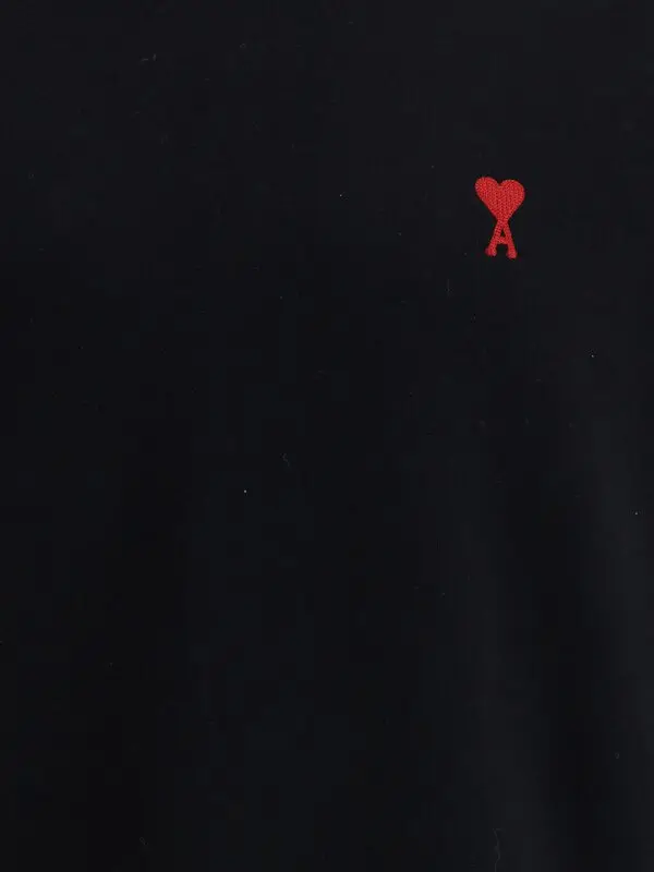 AMI Paris Embroidered Logo Crewneck Sweatshirt