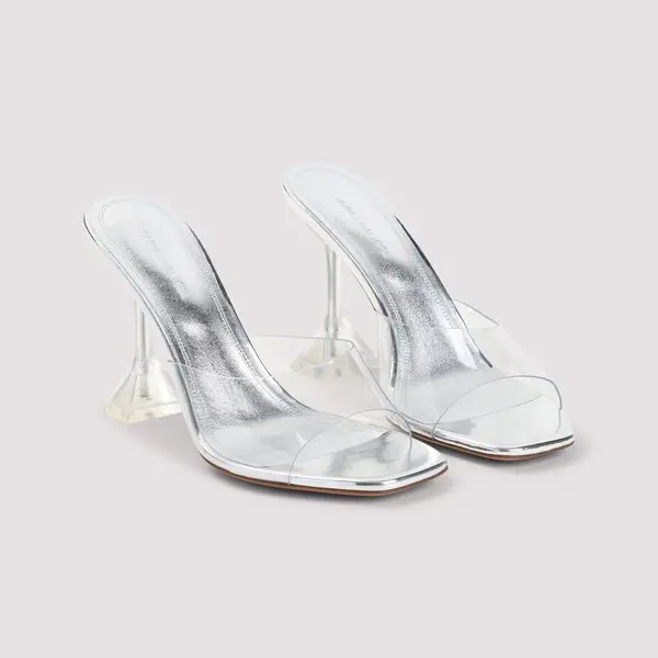 Amina Muaddi Lupita Glass Slipper Pumps