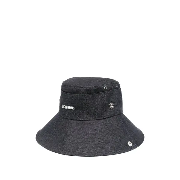 Jacquemus Wide Brim Bucket Hat - Blue