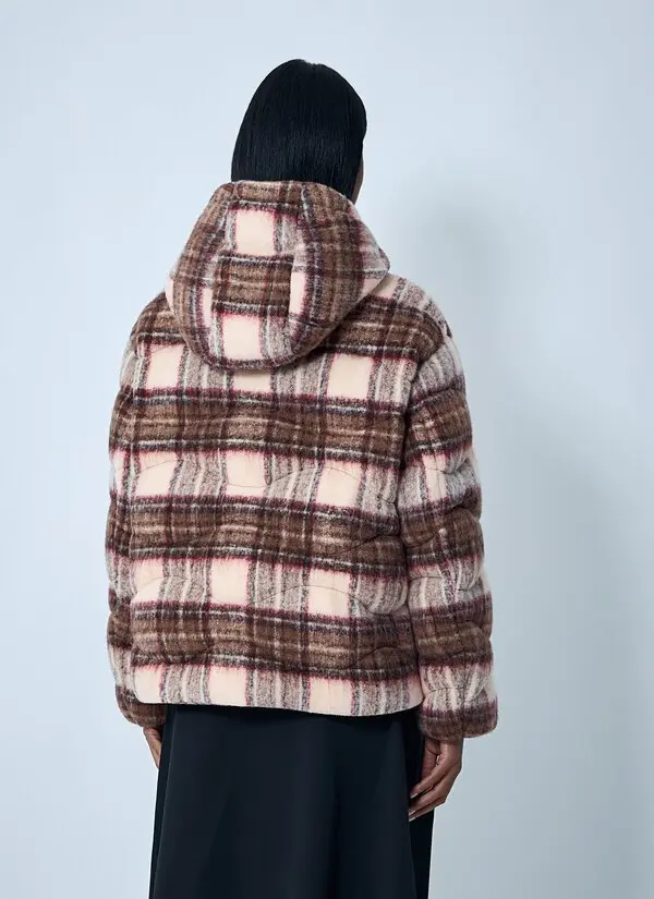 Moncler Cervi Short Down Jacket - Brown