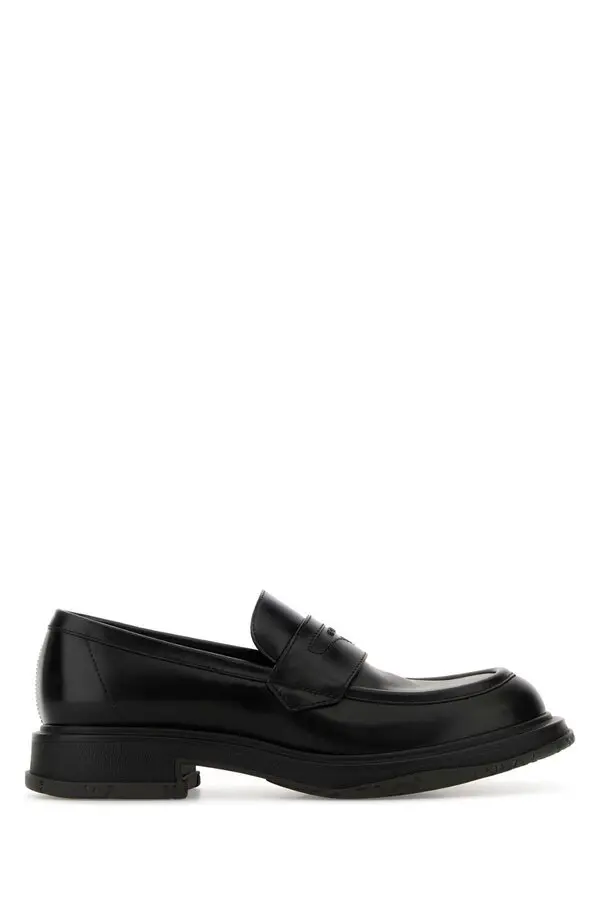 Gucci Calfskin Leather Loafers - Black