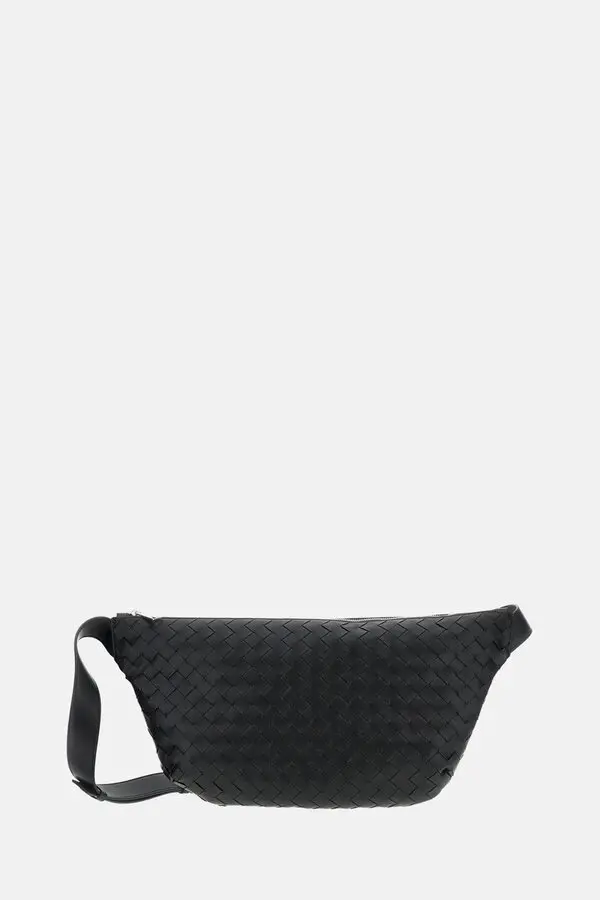 Bottega Veneta Round Sling Bag Intrecciato Leather - Multicolor