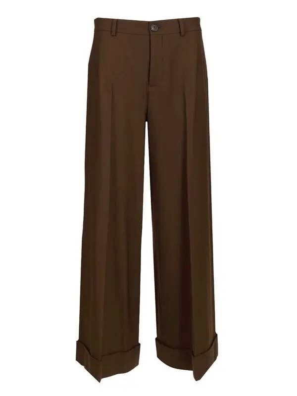 Celine Dock" Trousers In Stretch Wool Gabardine
