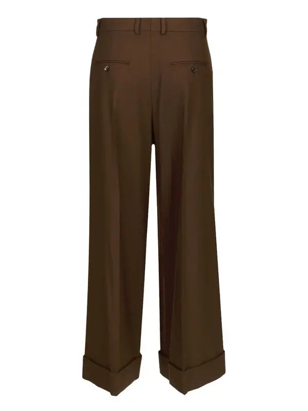 Celine Dock" Trousers In Stretch Wool Gabardine