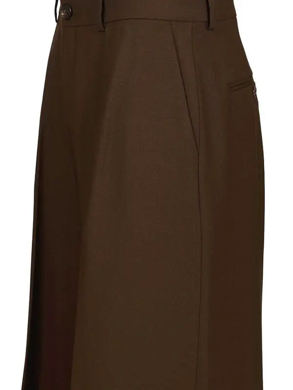 Celine Dock" Trousers In Stretch Wool Gabardine