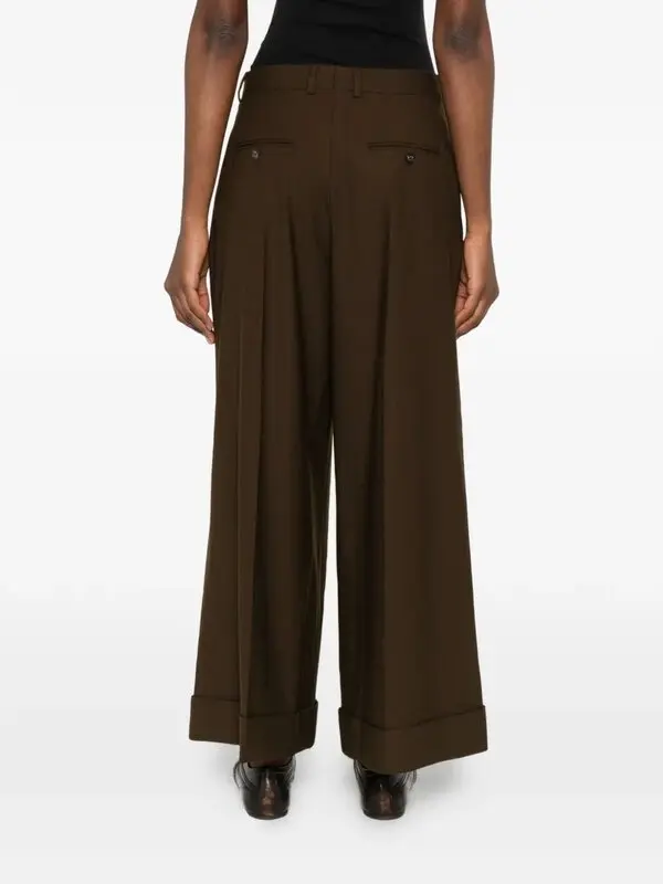Celine Dock" Trousers In Stretch Wool Gabardine