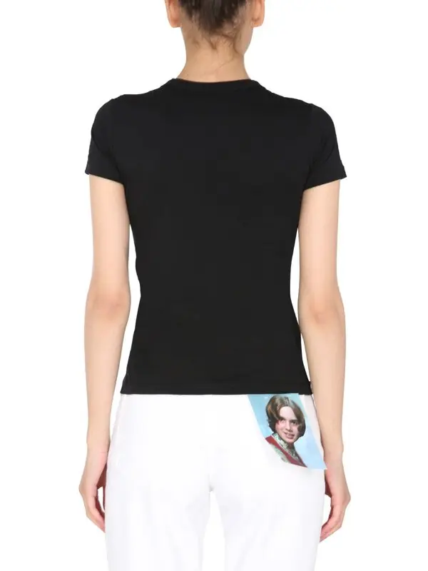 Raf Simons Crew Neck T-shirt With Graphic Print