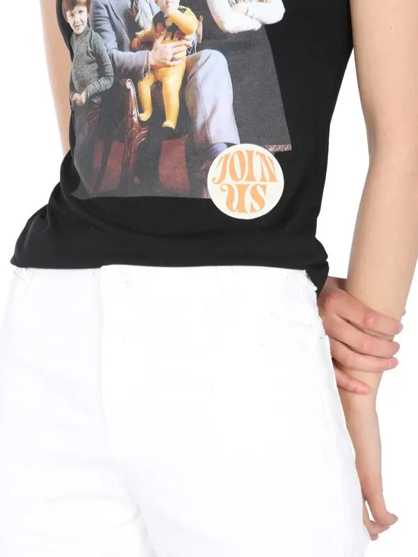 Raf Simons Crew Neck T-shirt With Graphic Print