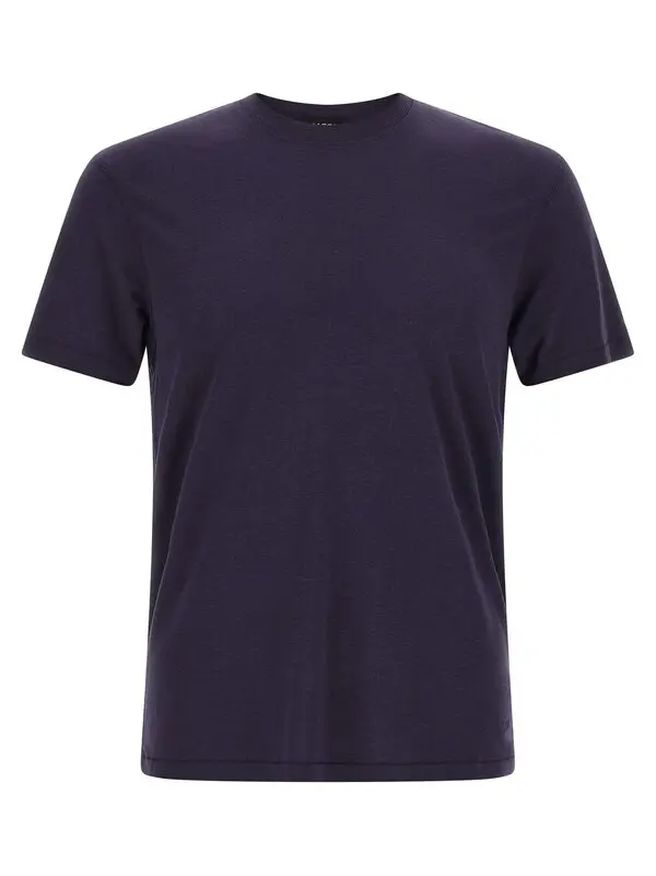 TOM FORD Logo Embroidery T-shirt - Blue