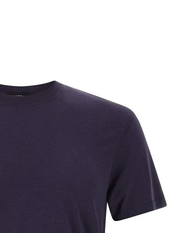 TOM FORD Logo Embroidery T-shirt - Blue