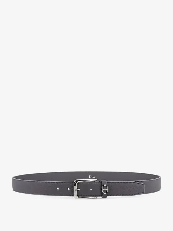 Dior Cd Icon Leather Belt - Multicolor