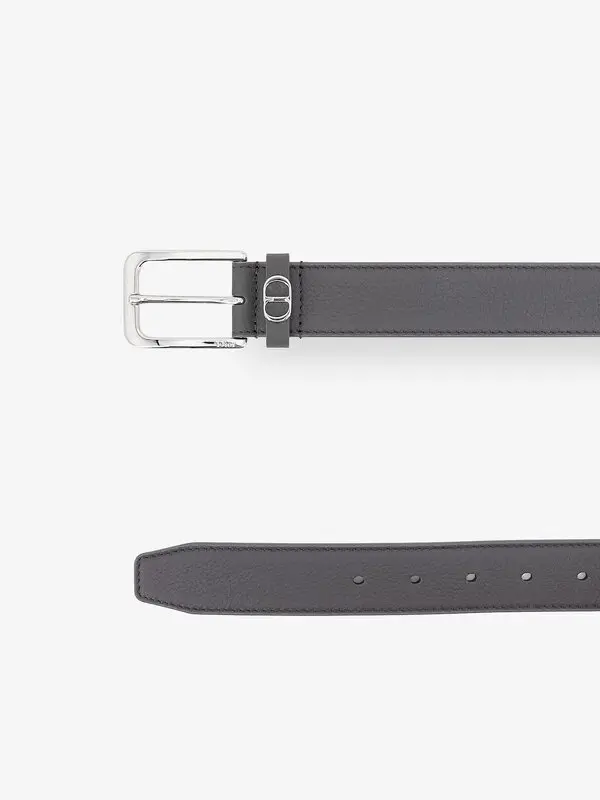 Dior Cd Icon Leather Belt - Multicolor