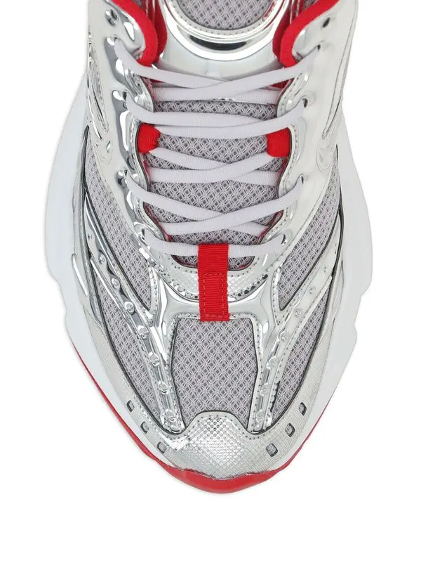 CHRISTIAN LOUBOUTIN So Flo Paneled Lace-up Sneakers