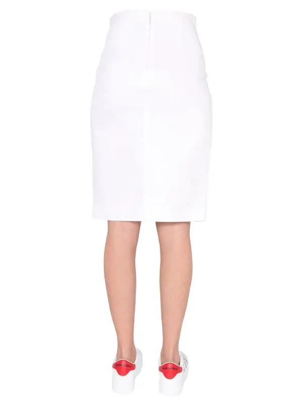 Dsquared2 Skirt With Back Zip