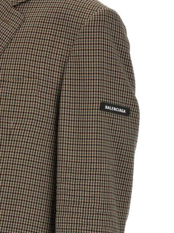 Balenciaga Sb' Blazer - Brown