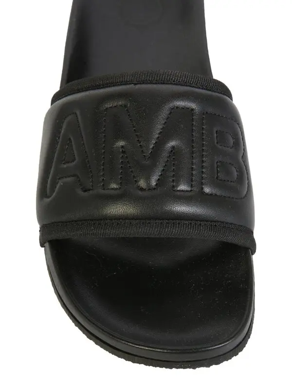 AMBUSH Leather Padded Slide Sandals