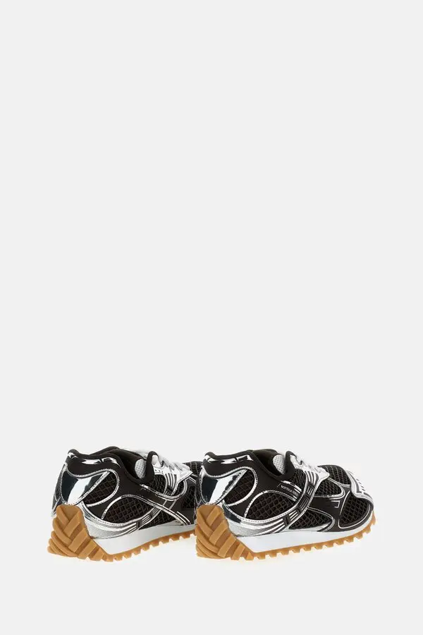 Bottega Veneta Orbit Technical Fabric And Mesh Lace-up Sneakers - Multicolor