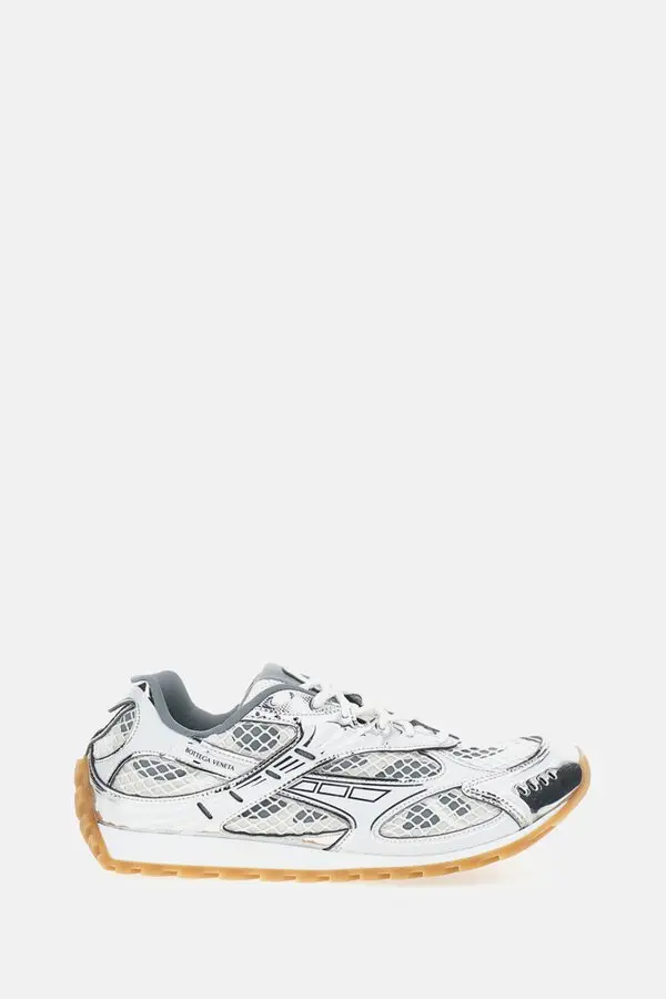 Bottega Veneta Orbit Technical Fabric And Mesh Lace-up Sneakers - Multicolor