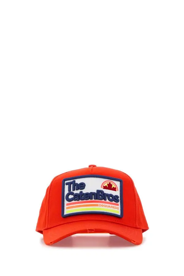 Dsquared2 Gabardine Baseball Cap With Applique