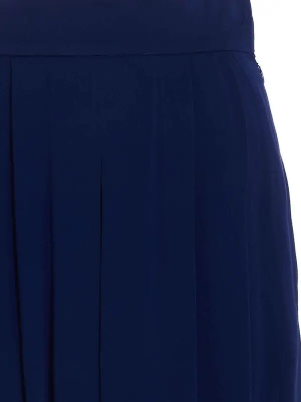 Max Mara Cimone Silk Wide Leg Pants