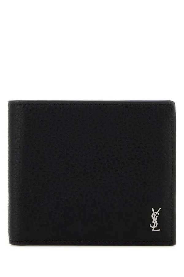 Saint Laurent Leather Wallet - Black