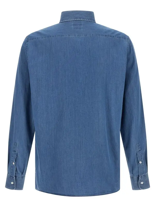 Brunello Cucinelli Denim Shirt - Blue