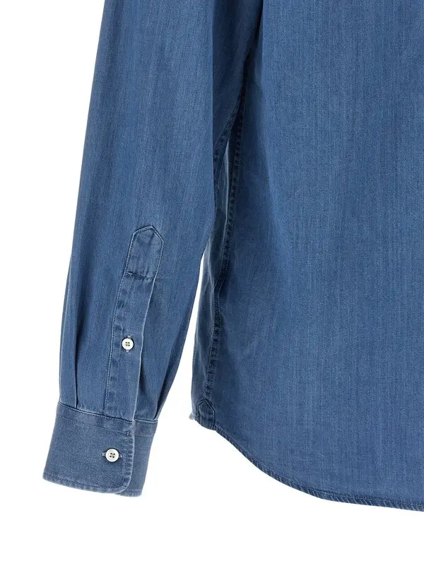 Brunello Cucinelli Denim Shirt - Blue