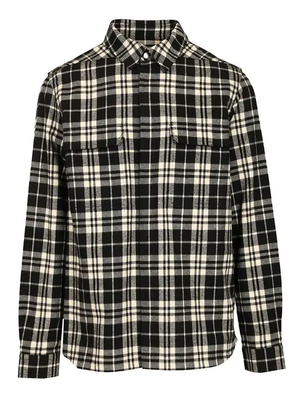Rick Owens Temple Checked Cotton Shirt
