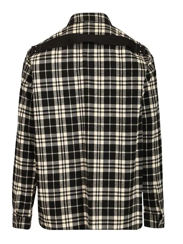 Rick Owens Temple Checked Cotton Shirt