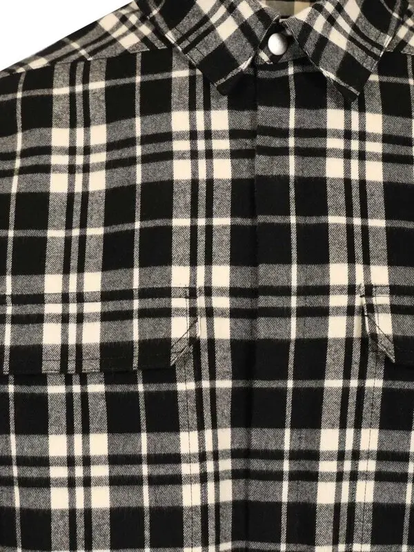Rick Owens Temple Checked Cotton Shirt