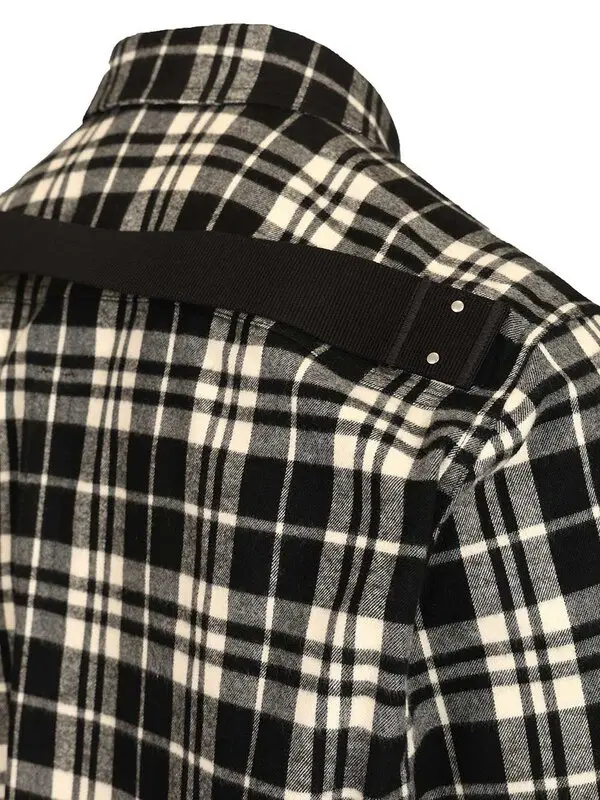 Rick Owens Temple Checked Cotton Shirt