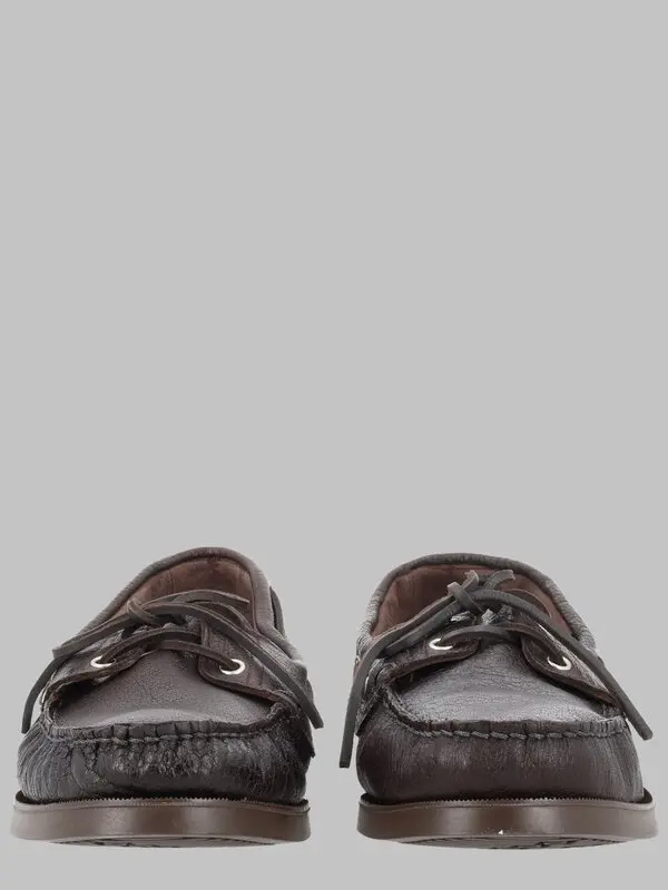Paraboot Barth Leather Moccasins - Brown
