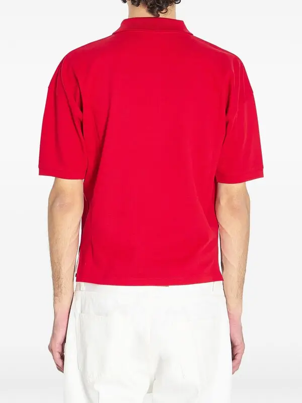 Celine Logo Cotton Polo Shirt