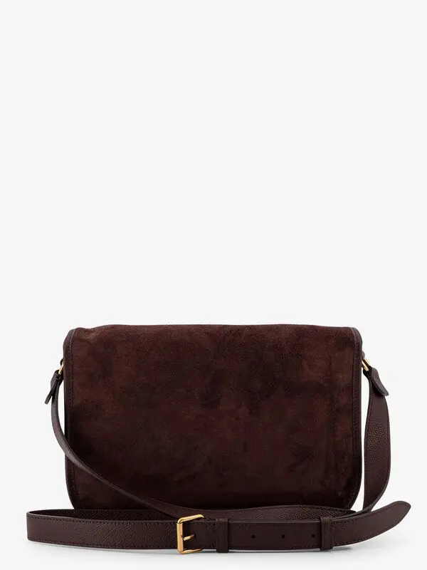 Valentino Garavani Suede Crossbody Bag With Vlogo Detail - Multicolor