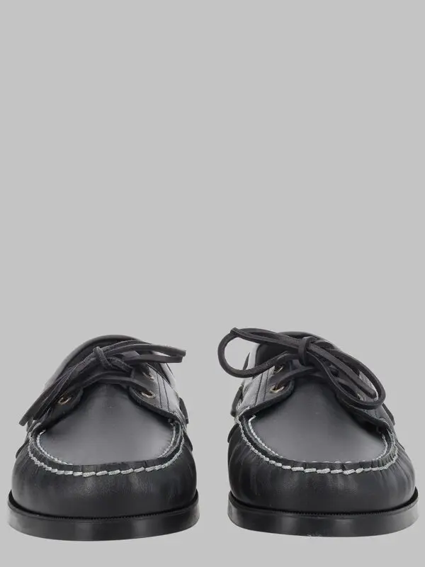 Paraboot Barth Leather Loafers - Black
