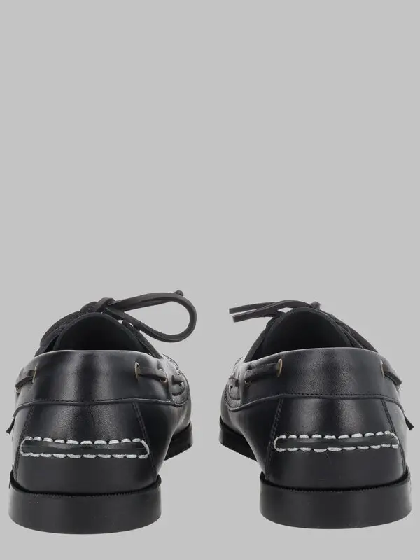 Paraboot Barth Leather Loafers - Black