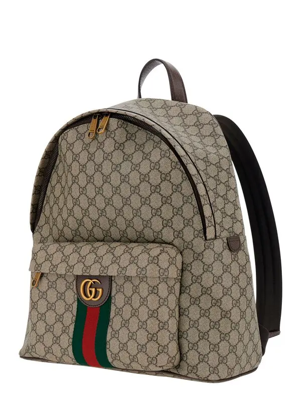 Gucci Ophidia Gg Canvas Backpack - Multicolor