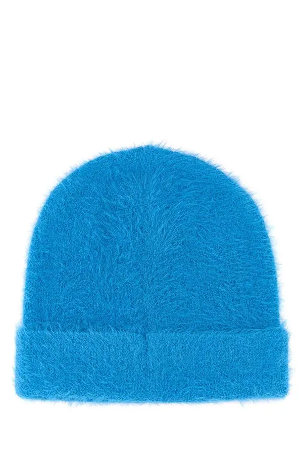 Fendi Light Nylon Beanie Hat - Blue