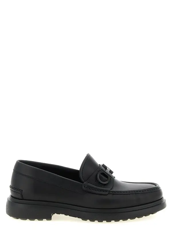 FERRAGAMO Tobias Loafers - Black