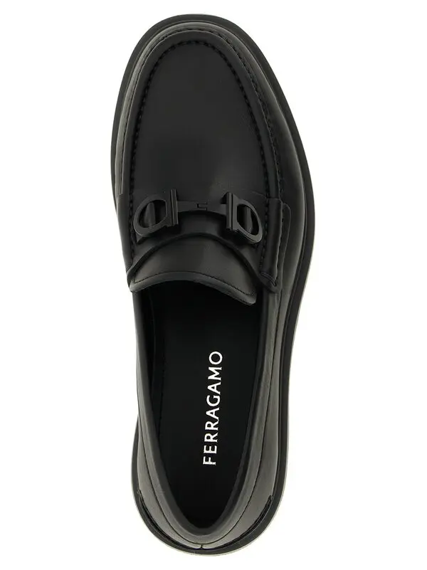 FERRAGAMO Tobias Loafers - Black
